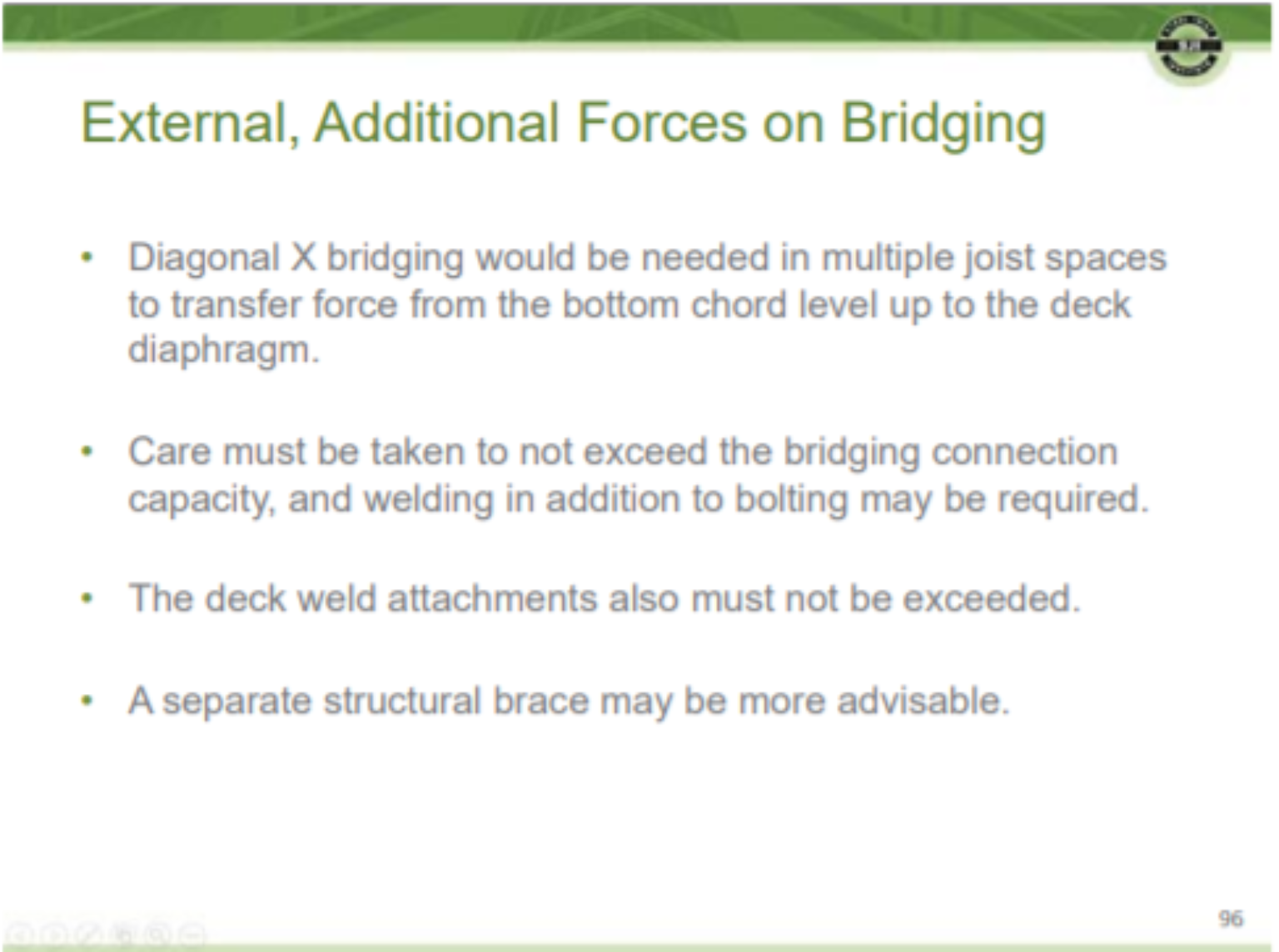 Steel Joist Bridging FAQs Answered – Continuing Education, PDH for ...