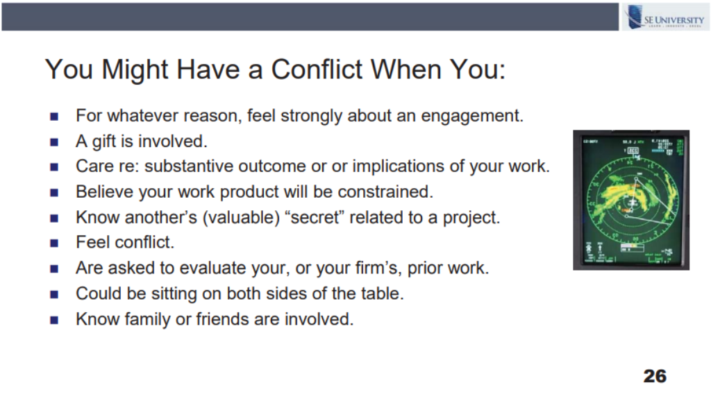 Tips for Spotting Conflicts of Interest – Continuing Education, PDH for ...